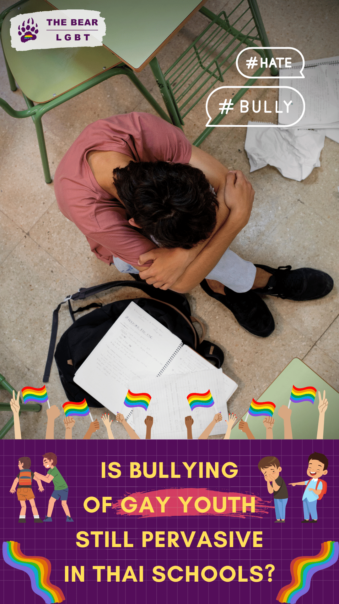 Is Bullying of Gay Youth Still Pervasive in Thai Schools? | The bear lgbt